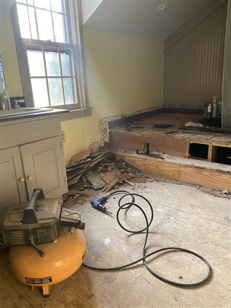 DIY How To Remove Tile Floor Fast Lehman Lane