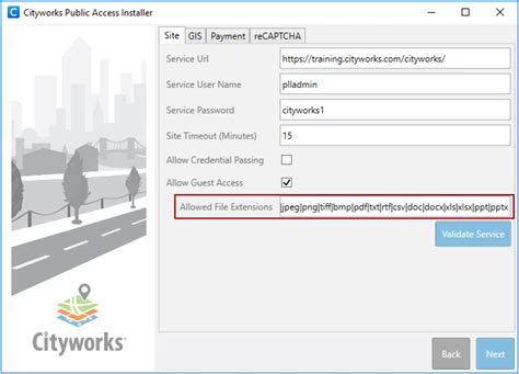 Define Accepted File Types For Public Access