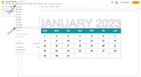 An Easy Guide To Create A Calendar In Google Slides