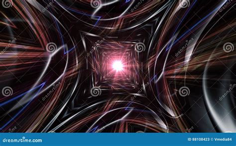 Abstract Technology Background Computer Graphics Cyberspace Cable Stock Illustration