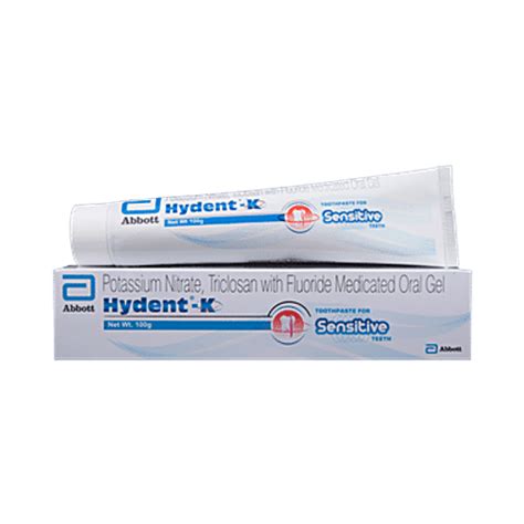 Buy Hydent K Hydent K Medicated Oral Gel With Fluoride Toothpaste For Sensitive Teeth Online