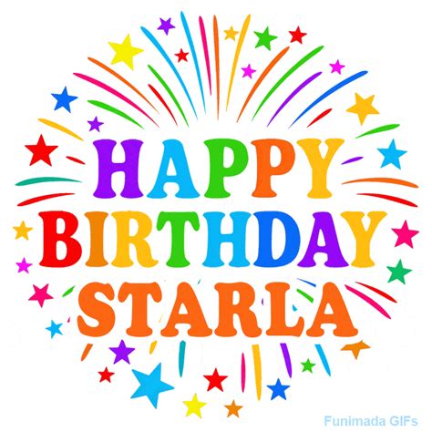Bright Birthday Wishes Animation For Starla Download On