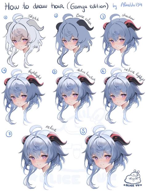 Alice Vu ☁️ ️concept Designer On X アニメデッサンチュートリアル スケッチ 描画ベース