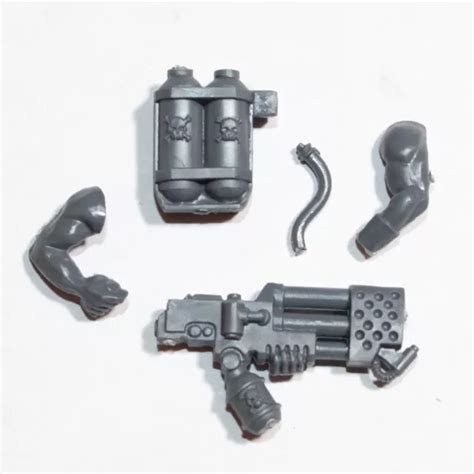 Astra Militarum Cadian Command Squad Heavy Flamer 40k Bits £299