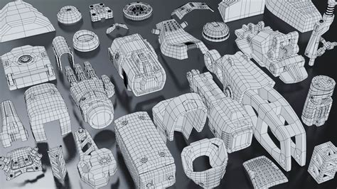 Robot Kitbash 30 Details 01 3d Model By Mg53 Robot Kitbash 30 Details 01 3d Model By Mg53