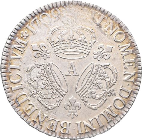 1709 Frankrike Ludvig Xiv Ecu A 01 Oslo Myntgalleri 1709 Frankrike Ludvig Xiv Ecu A 01 Oslo Myntgalleri