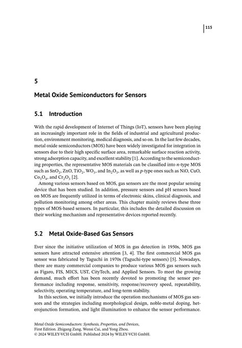 Pdf Metal Oxide Semiconductors Synthesis Properties And Devices
