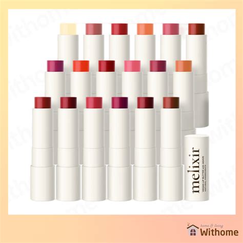 Melixir Vegan Lip Butter 39g 18 Màu Son Dưỡng Môi Thuần Chay Shopee Việt Nam