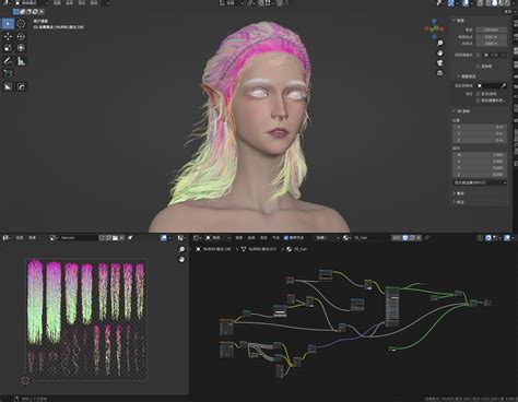 精灵公主模型 角色人物生物 作品模型 Cg模型网