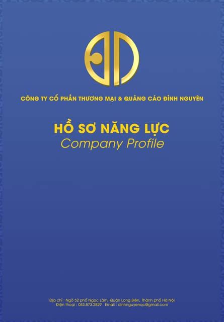 Profile Dinh Nguyen Event Company Pdf