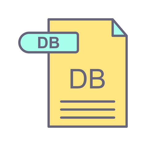 Db Vector Icon 18897394 Vector Art At Vecteezy