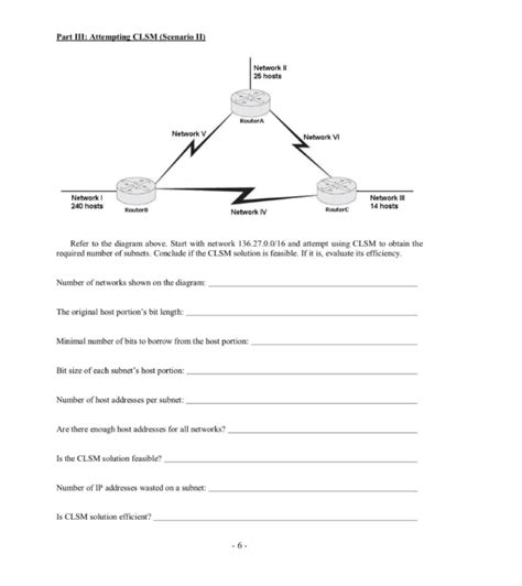 Solved Advanced Classless Inter Domain Routing Cidr