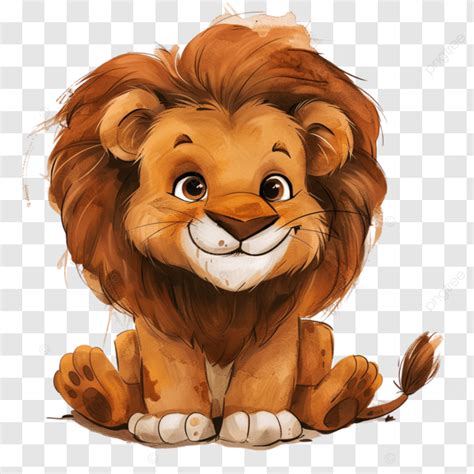 사랑스러운 앉아있는 사자 사랑스러운 사자가 앉아 있다 귀여운 사자 그림 앉아있는 새끼 사자 Png 일러스트 및 이미지 에 대한 무료 다운로드 Pngtree