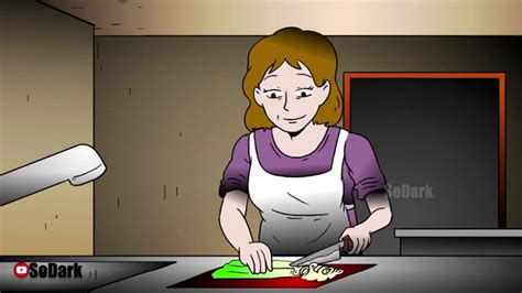 فیلم ترسناک مرد پشت در کارتونی