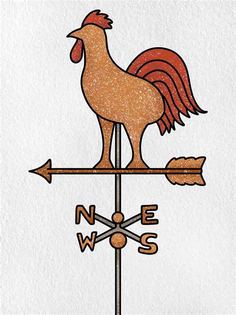 Weather Vane Drawing Helloartsy