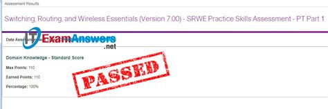 Srwe Practice Pt Skills Assessment Ptsa Part 1 Exams Cisco