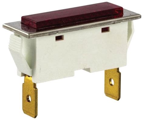 Nsi 79505lq Rectangular Indicator Red 375 X 128 Gordon Electric