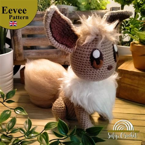 Eevee Pokémon Amigurumi Crochet Pattern Pdf File English Etsy