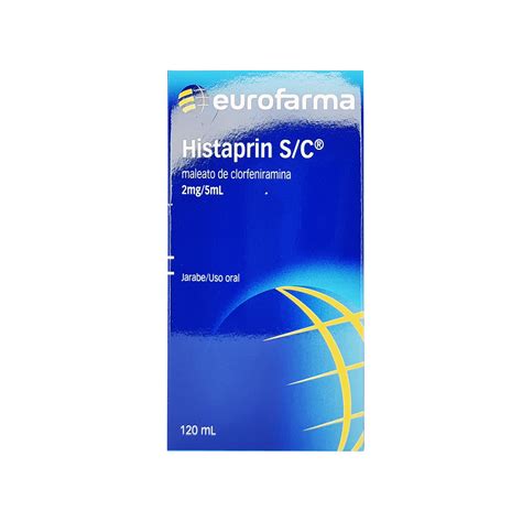 Histaprin Sc 2mg5ml Jarabe Frasco 120ml Apomedix