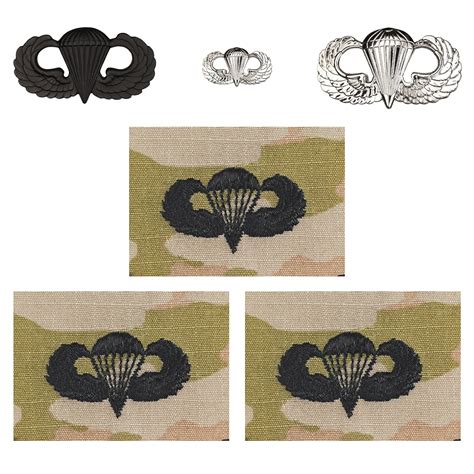 Us Army Jump Wing Basic Badge Bundle Sta Brite Insignia Inc