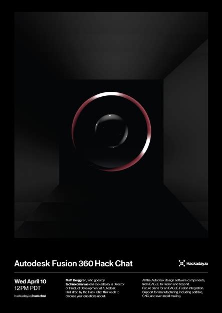 Autodesk Fusion 360 Hack Chat Hackaday