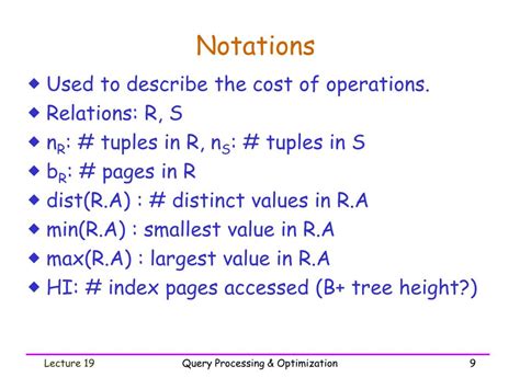 Ppt Query Processing And Optimization Powerpoint Presentation Free