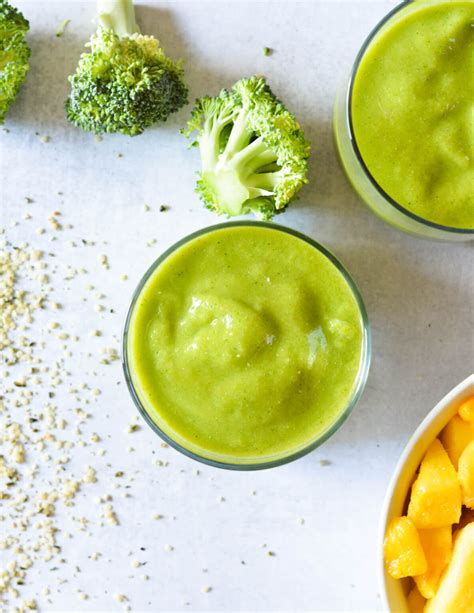 Pineapple Broccoli Smoothie Sip Sip Smoothie