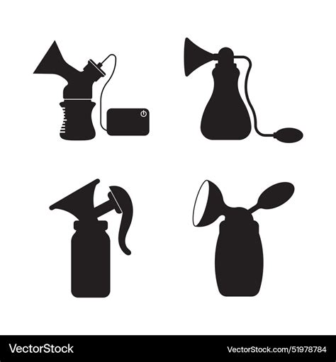 Breast Milk Sucker Icon Royalty Free Vector Image