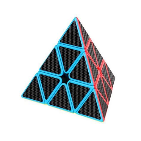 Cub Rubik Magic Cube Moyu Meilong Carbon Fiber Texture Mf8857t Pyraminx Pyramid Emag Ro