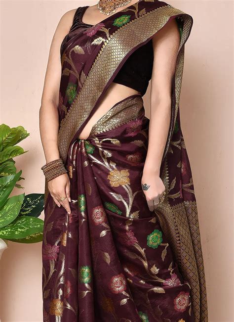 Pure Silk Sarees Buy Pure Silk Sarees Designs Online Shopping Cbazaar