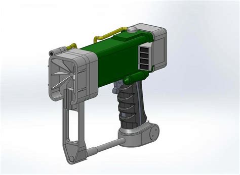 Free Stl File Fallout Aep7 Laser Pistol 🔫・3d Printable Object To