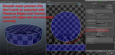 solved smooth mesh preview uvs don t smooth properly autodesk community