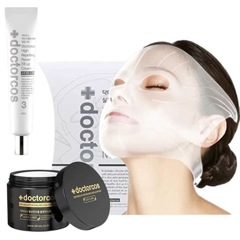 DOCTORCOS Super Lifting Skin Mask Set | Silicone Mask (Reusable) + Aqua ...