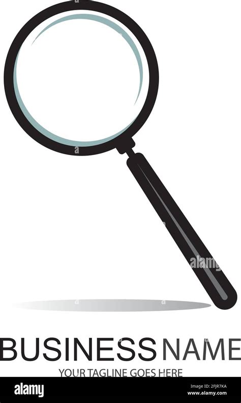 Magnifying Glass Icon Logo Element Illustration Magnifying Glass Symbol