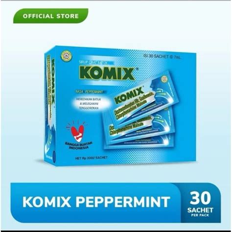 Komik Obat Batuk Cair 1box Isi 30pcs Shopee Malaysia