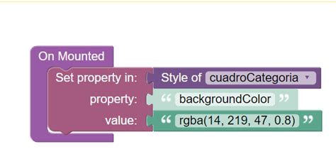 Set The Background Color Of A Block Programmatically General