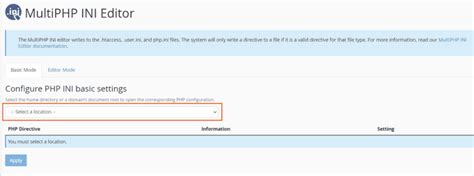 how to edit i settings supporthost