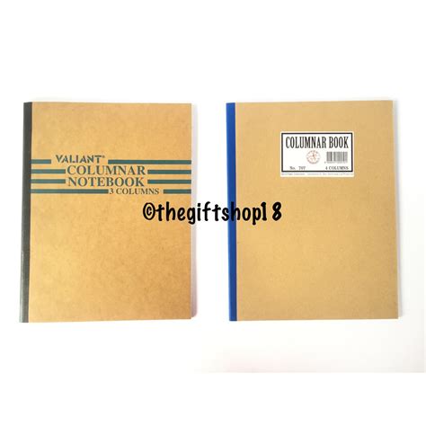 Columnar Notebook 3 24 Columns Shopee Philippines