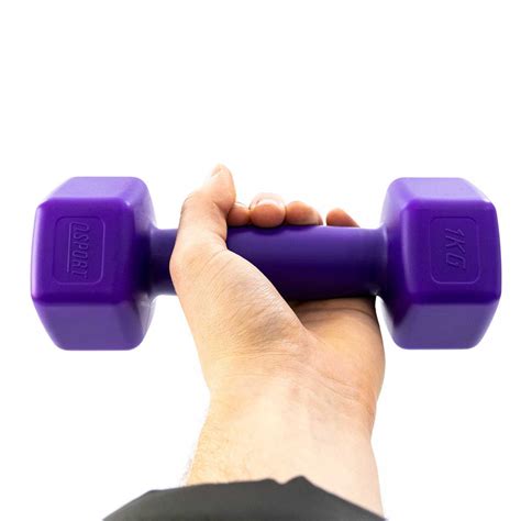 Гантели для фитнеса виниловые неопреновые пластиковые 0 5 1 2 3 4 10кг 75 грн Атлетика