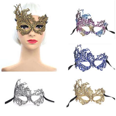 Lace Mask Eye Sexy Bronzing Masquerade Ball Hallow Vicedeal