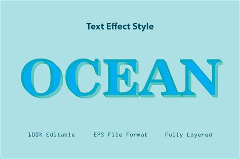 EPS Vector Editable Text Effects On Behance