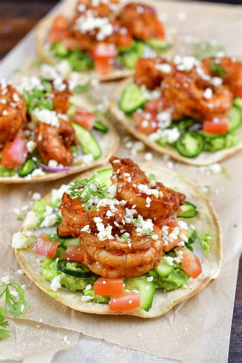 Shrimp Tostadas Will Cook For Smiles