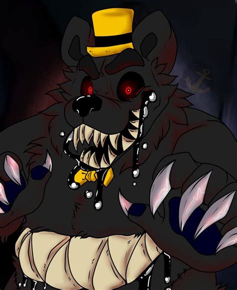 Картинки кошмарного фредди из Fnaf 4