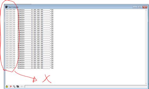 I Do Not Know What These Garbage Characters Are In Front Of The Gngga Data