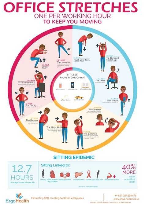 Printable Desk Stretches