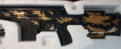 Parts And Accessories Large Snipers Rifel With Scope And Stand In
