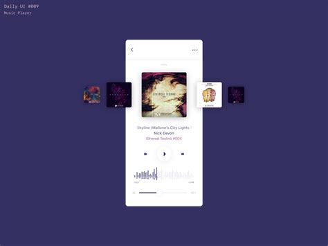 Daily Ui 009 Music Player By François Abboud On Dribbble