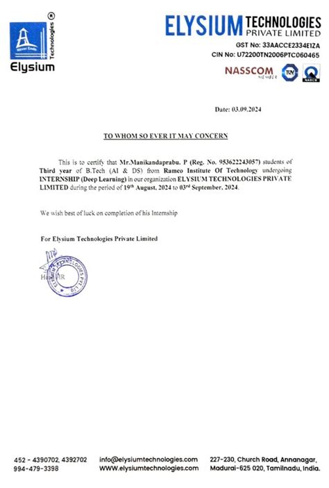 Manikandaprabu P On Linkedin Deeplearning Internship Ai Artificialintelligence Techexperience