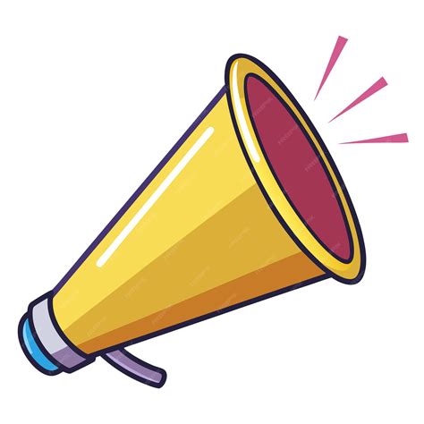 Cheer Megaphone Clipart Vector Art And Illustration Premium Ai