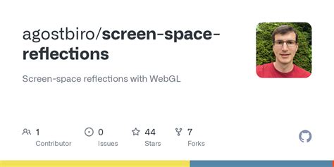 GitHub Agostbiro Screen Space Reflections Screen Space Reflections With WebGL